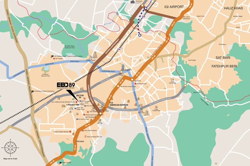 Emaar EBD 89 SCO Plots, Sector 89 Gurgaon | Shop cum Offices ...