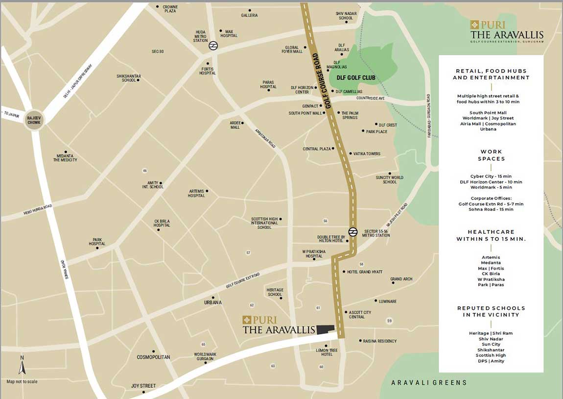 Explore Properties At Puri Construction Sector 61 Gurgaon, Haryana INDIA